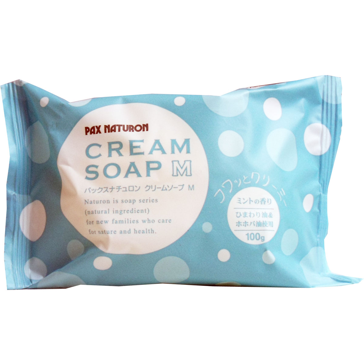 パックスナチュロン クリームソープM ミントの香り 100g Drop-カネイシ(株) -顧客直送専門- 問屋・仕入れ・卸・卸売の専門【仕入れならNETSEA】