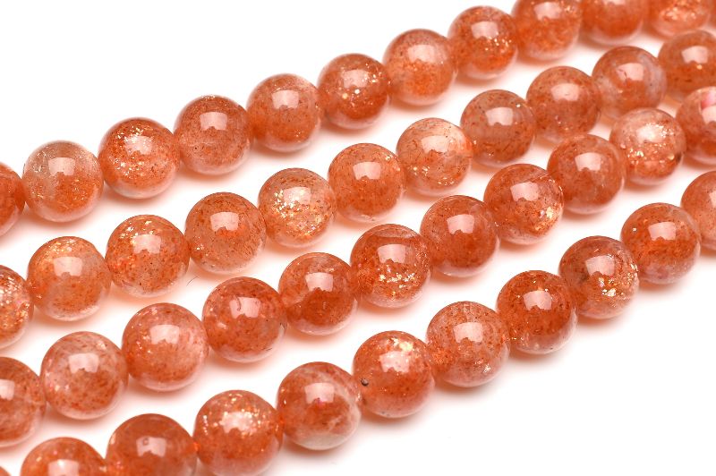 AA＋ マイカサンストーン 6mm 1連（約38cm）_R5964-6 株式会社 SEKIKON 問屋・仕入れ・卸・卸売の専門【仕入れならNETSEA】