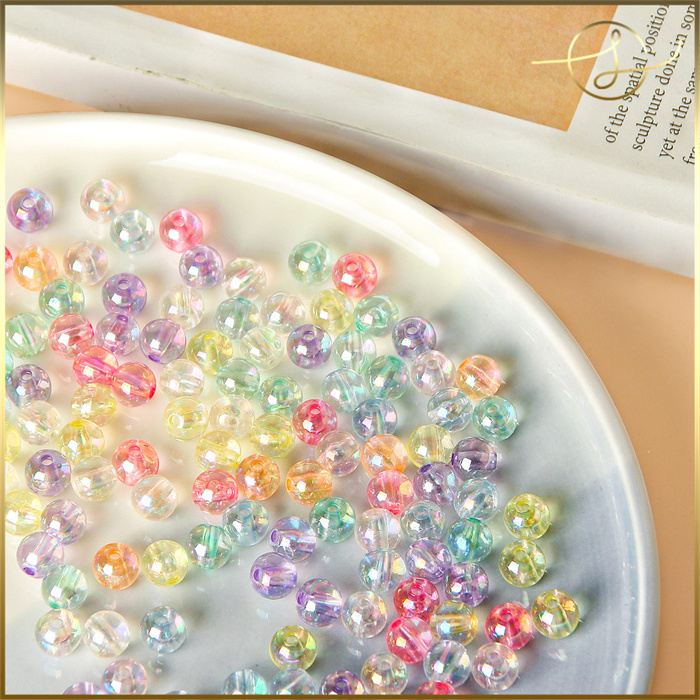 【8色】きらきらカラフル8mmビーズ ボールビーズ DIYパーツ アクセサリーパーツ ブレスレット | 卸売・ 問屋・仕入れの専門サイト【NETSEA】