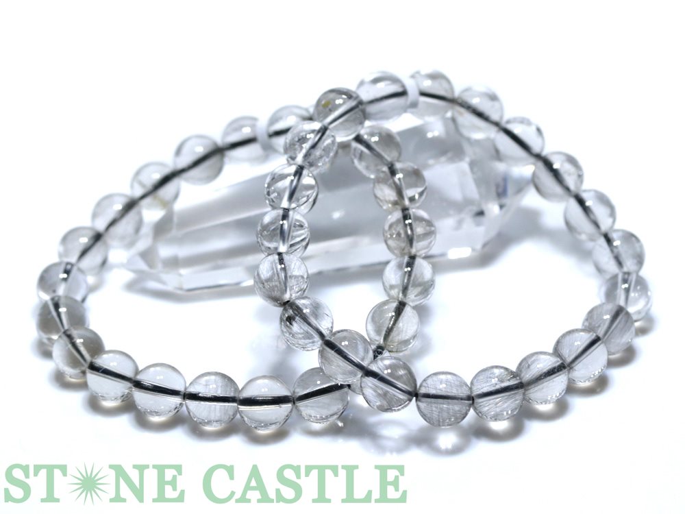 ☆高品質☆【ブレスレット】プラチナルチルクォーツ (約9～9.5mm) | 卸売・ 問屋・仕入れの専門サイト【NETSEA】