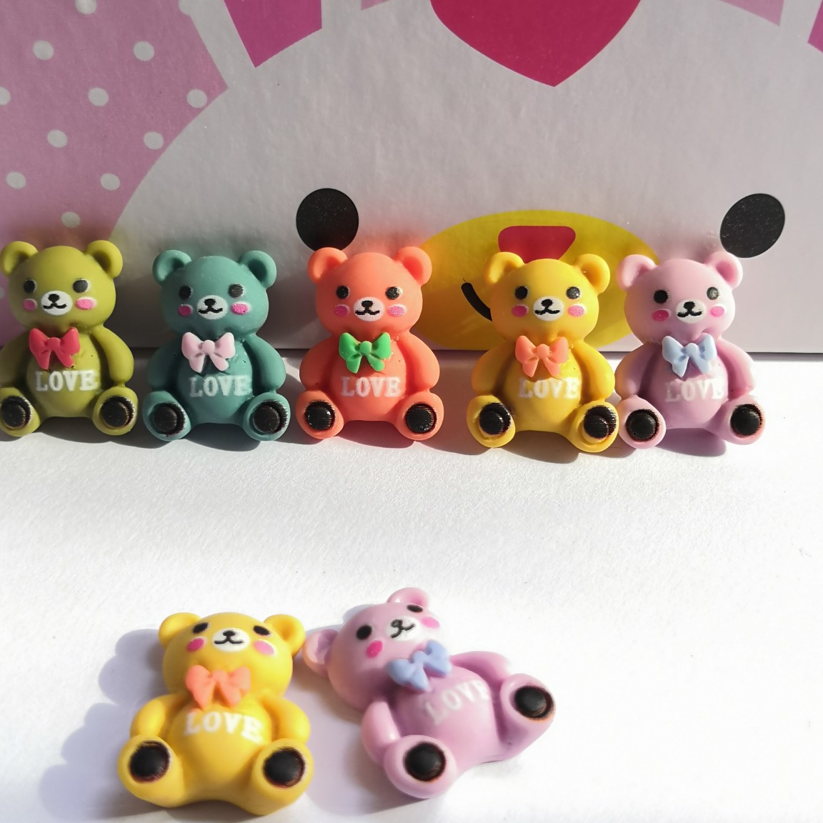 海外倉庫取り寄せデコパーツ クマちゃん 約17*22ミリ 10個入り 凱輝通商 株式会社 問屋・仕入れ・卸・卸売の専門【仕入れならNETSEA】