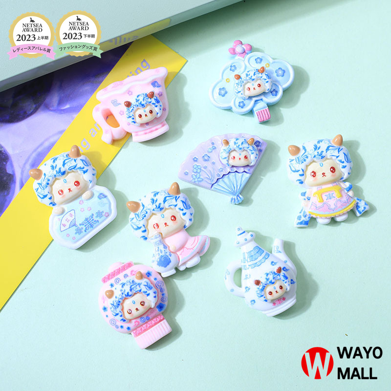 デコパーツ 樹脂 DIY素材 貼り付けパーツ デコ素材 バッグ手芸材料衣類と靴帽子アクセサリーパーツ WAYOMALL 問屋・仕入れ・卸・卸売 ...