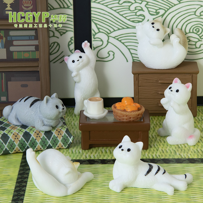 ins diy 模型 撮影道具 モデル ミニチュア インテリア置物 DIY おもちゃ かわいい猫 | 卸売・ 問屋・仕入れの専門サイト【NETSEA】