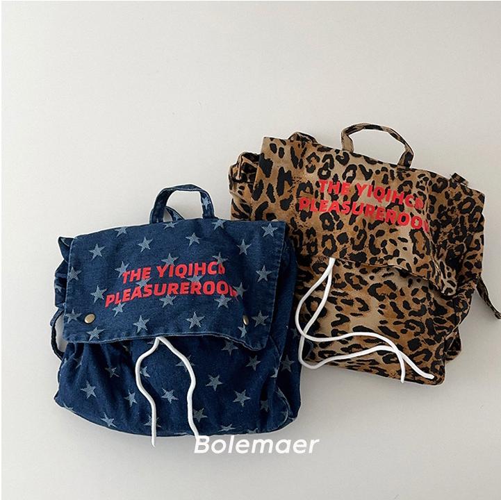 ins人気 韓国ファッション 子供バッグ 収納バッグ おしゃれ ヒョウ柄 リュックサック LENA | 卸売・ 問屋・仕入れの専門サイト【NETSEA】