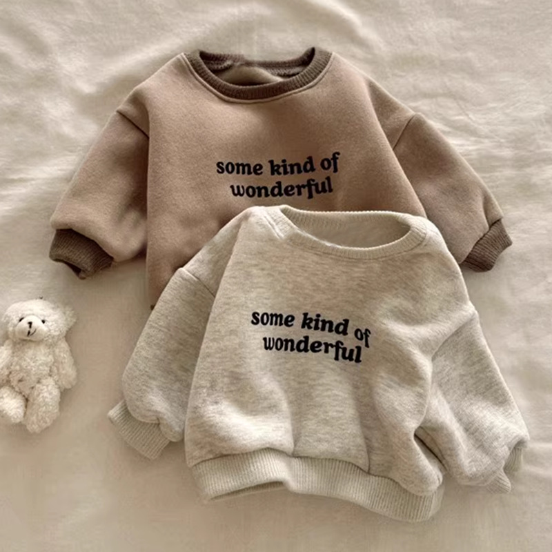 2024秋冬新作 韓国風子供服 キッズ服 トップス パーカー カジュアル 男女兼用 2色 LENA | 卸売・ 問屋・仕入れの専門サイト【NETSEA】