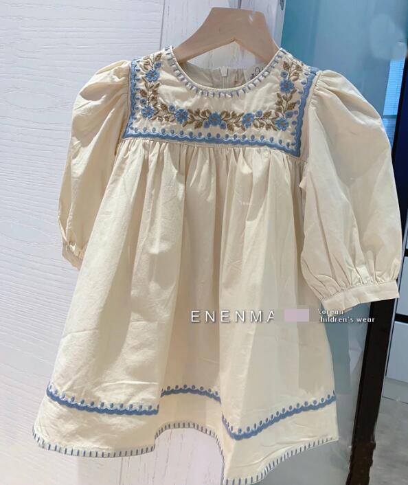 2023年★子供服 刺繍ワンピース★90-150cm★ 建福 株式会社 問屋・仕入れ・卸・卸売の専門【仕入れならNETSEA】