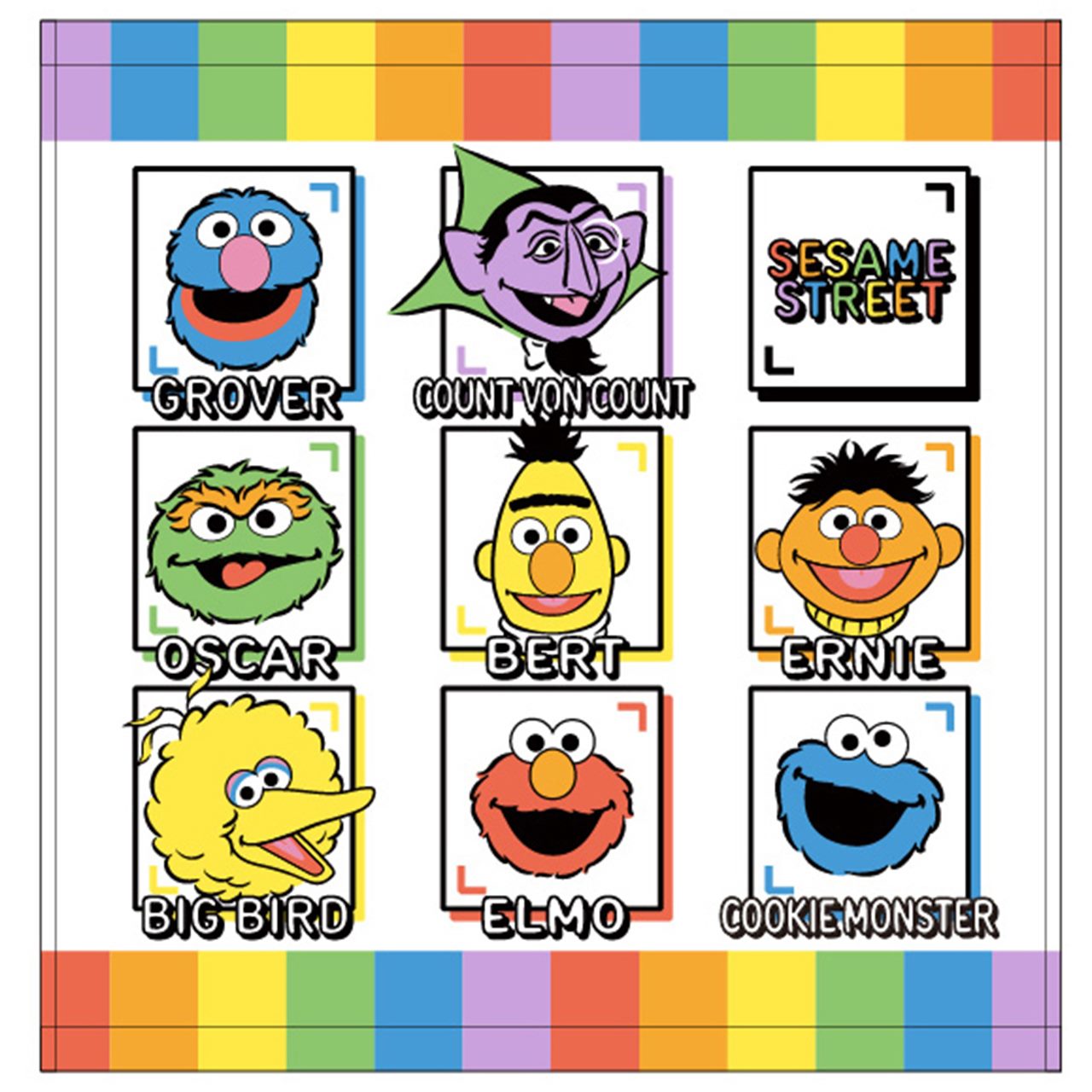 セサミストリート 3Pハンドタオル キャラクターズ T-room 問屋・仕入れ・卸・卸売の専門【仕入れならNETSEA】