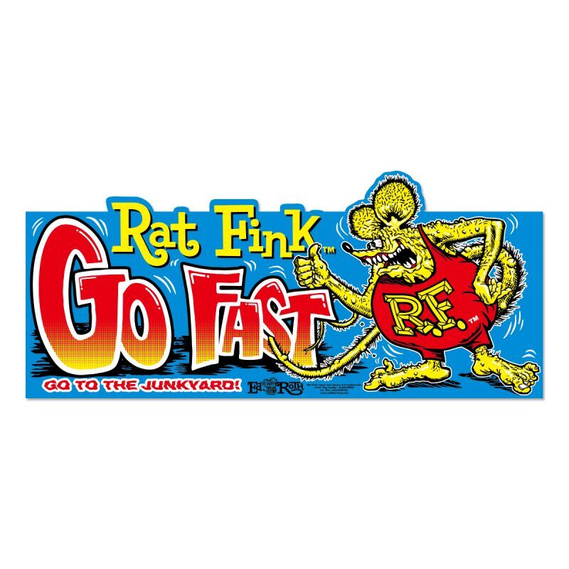 ラットフィンク バンパー ステッカー Go Fast RATFINK L．Cエンタープライズ | 卸売・ 問屋・仕入れの専門サイト【NETSEA】