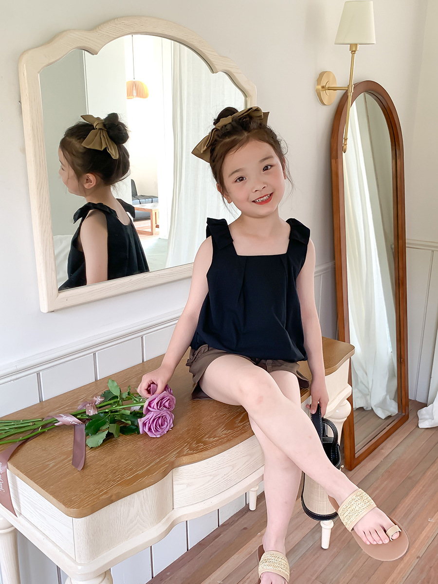 2023夏新作 韓国風子供服 キッズ 女の子 おしゃれ トップス ベスト チョッキ 90-150cm LENA 問屋・仕入れ・卸・卸売の専門【仕入れならNETSEA】