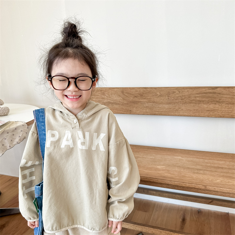 2023年秋新作★子供服★帽子付き 可愛い 男女兼用 プルオーバー シャツ パーカー★80-130cm Lateru_Baby 問屋・仕入れ・卸・卸売の専門【仕入れならNETSEA】