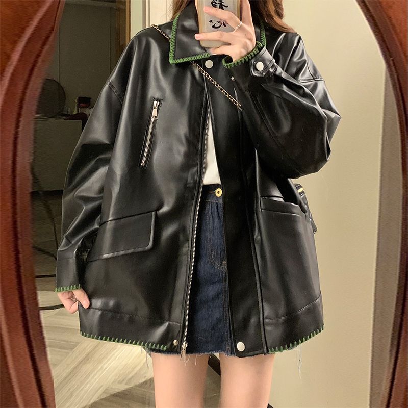 トップス アウター ジャケット フェイクレザー レザージャケット PU ライダース レディース 合同会社 Jams 問屋・仕入れ・卸・卸売の専門【仕入れならNETSEA】