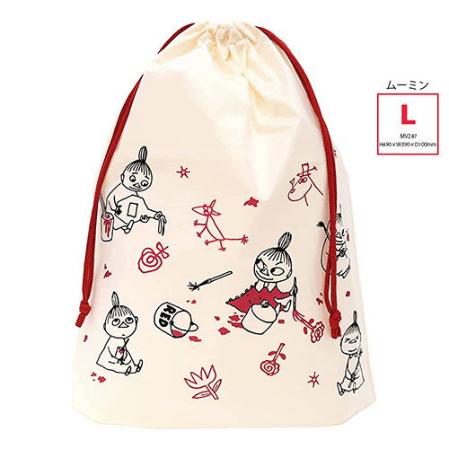 ムーミン ビニールショッパー MV247 ( L リトルミイ ／ ペイント アイボリー ) ソノトレーディング 有限会社 問屋・仕入れ・卸・卸売の専門【仕入れならNETSEA】