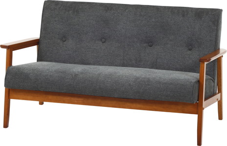 厚手ファブリックソファ ミート 2P GY | 卸売・ 問屋・仕入れの専門サイト【NETSEA】
