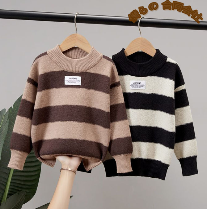 【2023秋冬新作】韓国子供服 トップス プルオーバー セーター 暖かい ファッション 110＃-150＃ 僕らの 合同会社 問屋・仕入れ・卸・卸売の専門【仕入れならNETSEA】