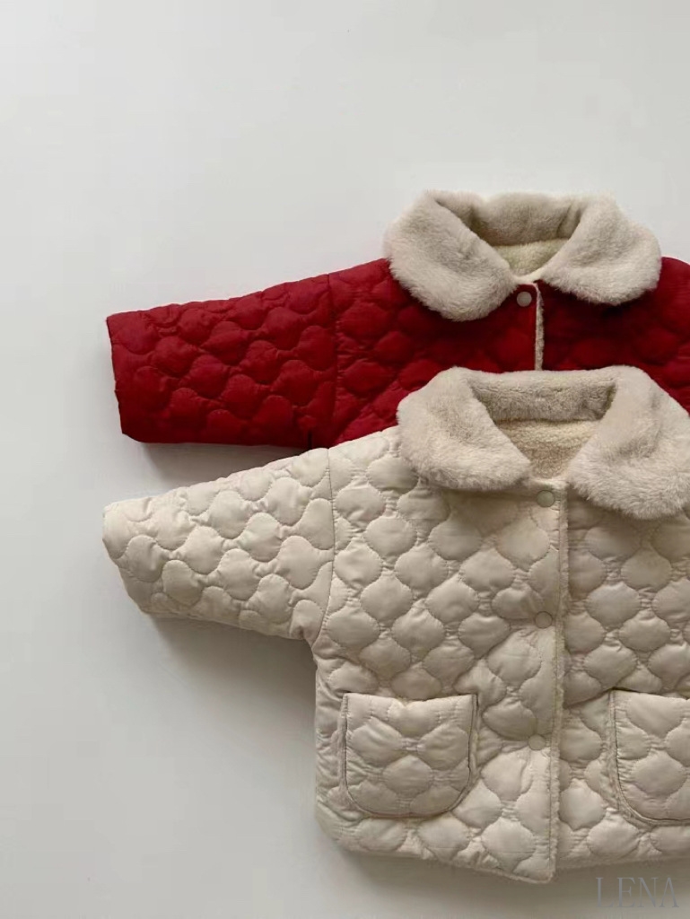 2023秋冬新作 韓国風子供服 キッズ服 アウター コート 厚手 2色 73-100cm LENA 問屋・仕入れ・卸・卸売の専門【仕入れならNETSEA】