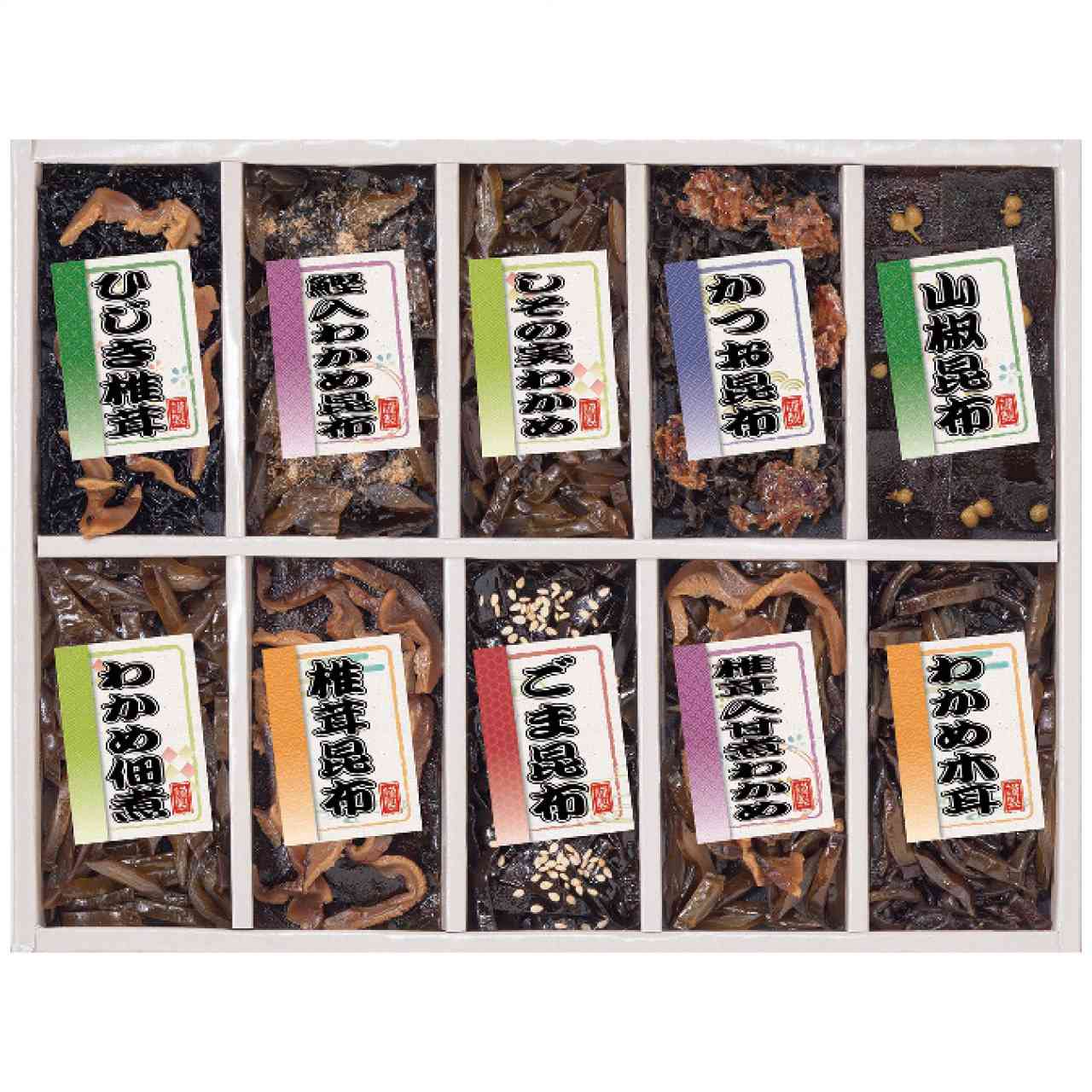 御昆布 佃煮10品詰合せ 200-36 アピデ株式会社 問屋・仕入れ・卸・卸売の専門【仕入れならNETSEA】