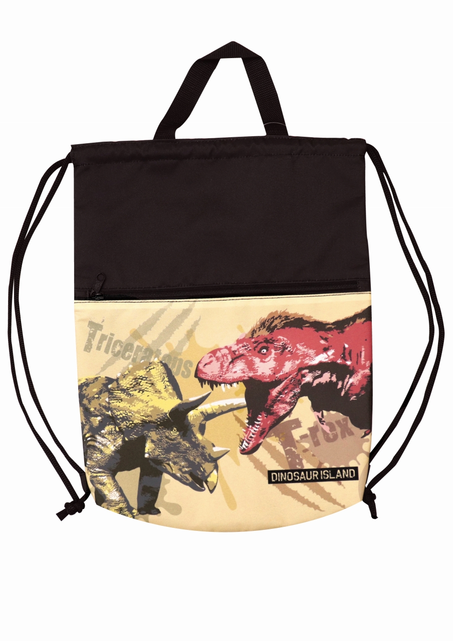 巾着 ナップサック ティラノサウルス＆トリケラトプス SBN515 雑貨のFULTAC（フルタック） | 卸売・ 問屋・仕入れの専門サイト【NETSEA】