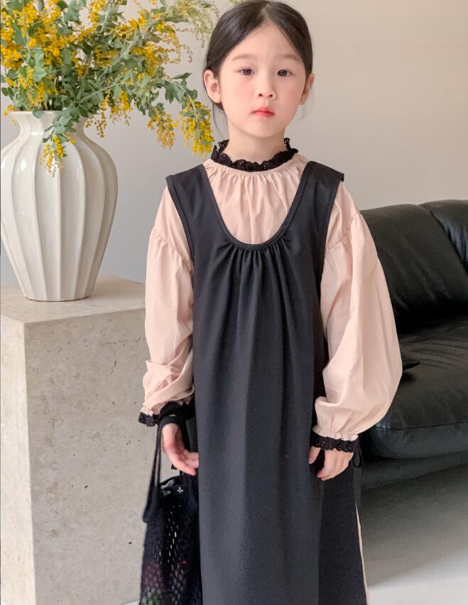 2024★春秋新作★韓国風子供服★トップス+ワンピース2セット★90-150CM BBM 株式会社 問屋・仕入れ・卸・卸売の専門【仕入れならNETSEA】