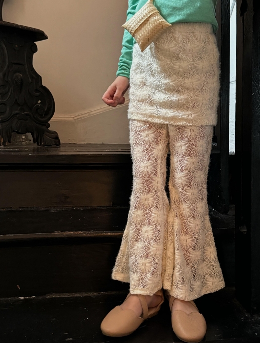 2024 INS 秋新作 韓国風子供服 レース ロングパンツ ボトムス スラックス ココ 問屋・仕入れ・卸・卸売の専門【仕入れならNETSEA】