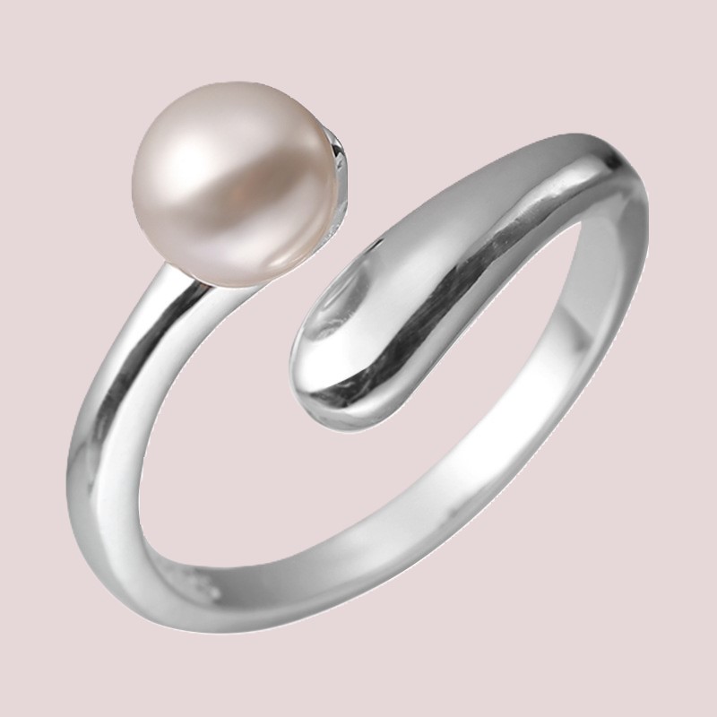 ☆欧米風☆パール指輪 ☆調整でき S925純銀全体 アクセサリー Duan&Duan株式会社 問屋・仕入れ・卸・卸売の専門【仕入れならNETSEA】