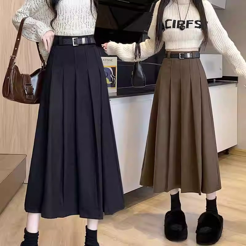 スカート レディース ボトムス プリーツスカート 韓国風 ミドル丈 着痩せ おしゃれ ファッション TGB株式会社 問屋・仕入れ・卸・卸売の専門【仕入れならNETSEA】