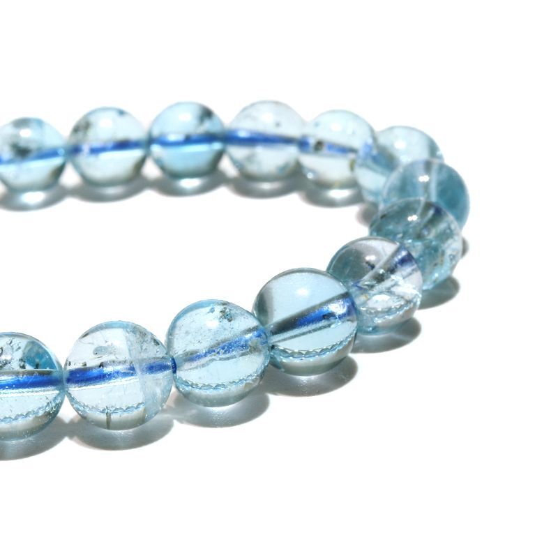 ブレス ブルートパーズ＜ブラジル産＞ 丸 約8mm パワーストーン 天然石 | 卸売・ 問屋・仕入れの専門サイト【NETSEA】