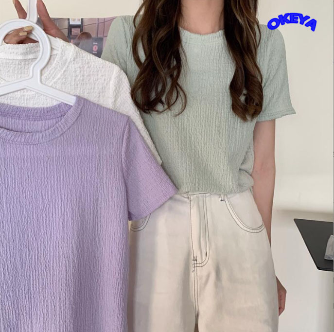 2024年夏新作 レディース服 トップス tシャツ 半袖 ゆったり 無地 3色展開 M#-2XL# | 卸売・ 問屋・仕入れの専門サイト【NETSEA】