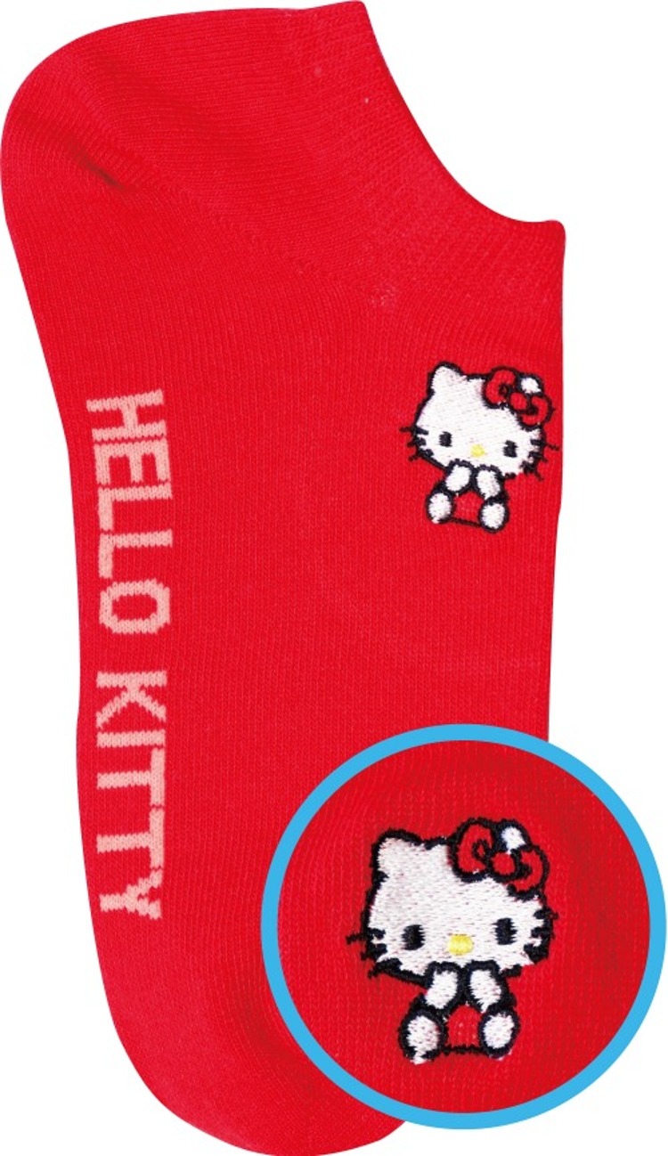 サンリオ 刺繍ソックス ハローキティ ビビッド サイズ：大人用(22～24cm) CES010 | 卸売・ 問屋・仕入れの専門サイト【NETSEA】