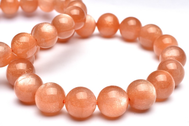 高発色 オレンジサンムーンストーン 9.5mm ブレスレット 1個売り _BG4884-95 株式会社 SEKIKON | 卸売・ 問屋・仕入れの専門サイト【NETSEA】