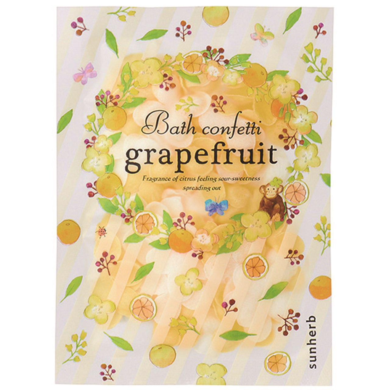 サンハーブ バスコンフェッティバッグ グレープフルーツ T-room 問屋・仕入れ・卸・卸売の専門【仕入れならNETSEA】