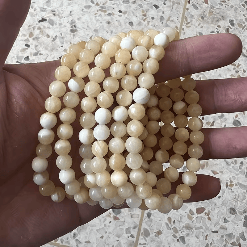 ライトトパーズ ブレスレット6-10mm パワーストーン レディース メンズ お守り 株式会社ビーズストーン | 卸売・ 問屋・仕入れの専門サイト【NETSEA】