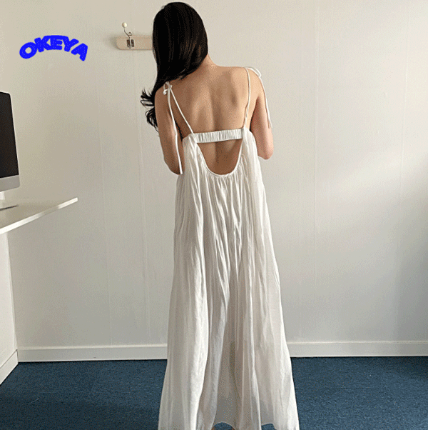 レディース服 ワンピース Aラインワンピース ノースリーブ 着痩せ vネック 2024年夏新作 3色展開 個人事業主 OKEYA | 卸売・ 問屋・仕入れの専門サイト【NETSEA】
