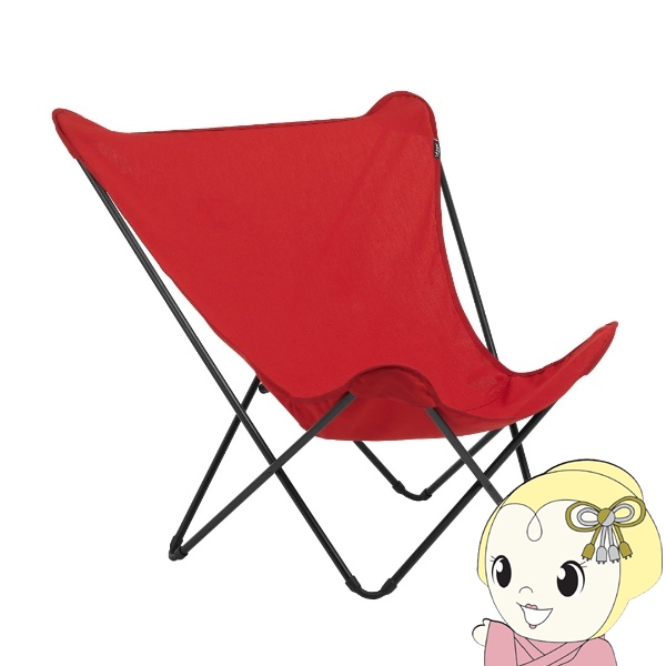 Lafuma ラフマ バタフライチェア POPUPXL LFM2777-6534 レッド 折り畳み 軽量 高耐久 アウトドアチェア | 卸売 ...