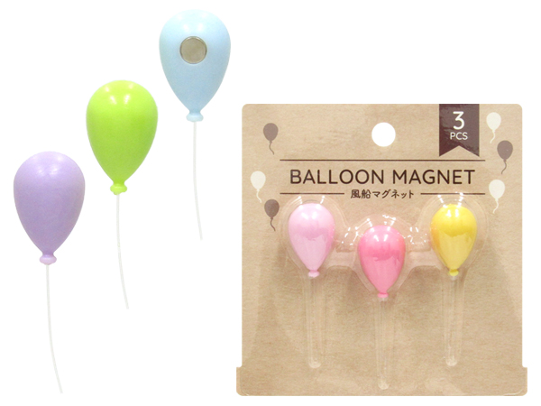 風船マグネット 3P 株式会社ニッパン 問屋・仕入れ・卸・卸売の専門【仕入れならNETSEA】