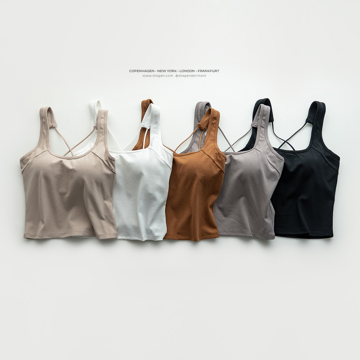 2024新品 レディース トップス Tシャツ キャミソール インナー カップ付き S-XL Himawari 問屋・仕入れ・卸・卸売の専門【仕入れならNETSEA】