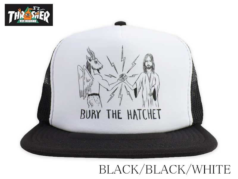 THRASHER×TOY MACHINE B.T.H S/S TRUCKER CAP 22078 | 卸売・ 問屋・仕入れの専門サイト【NETSEA】
