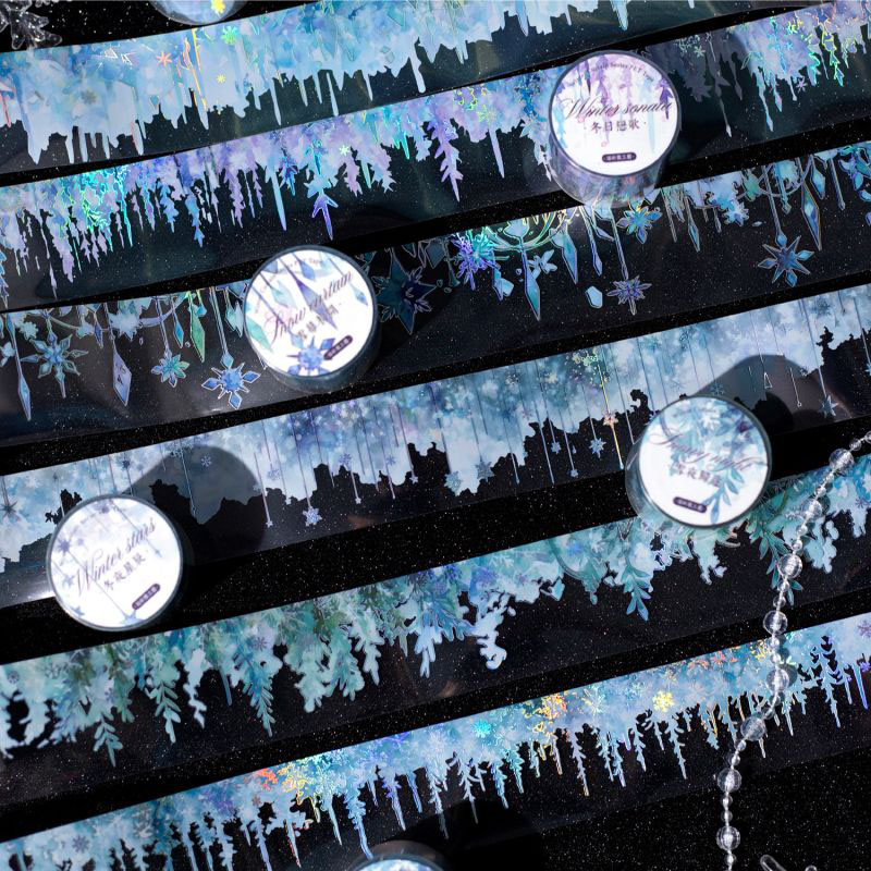 ステッカー PETシール マスキングテープ 造景 風景 雪の華 40mm*2m BTD&ENGI 株式会社 | 卸売・ 問屋・仕入れの専門サイト【NETSEA】