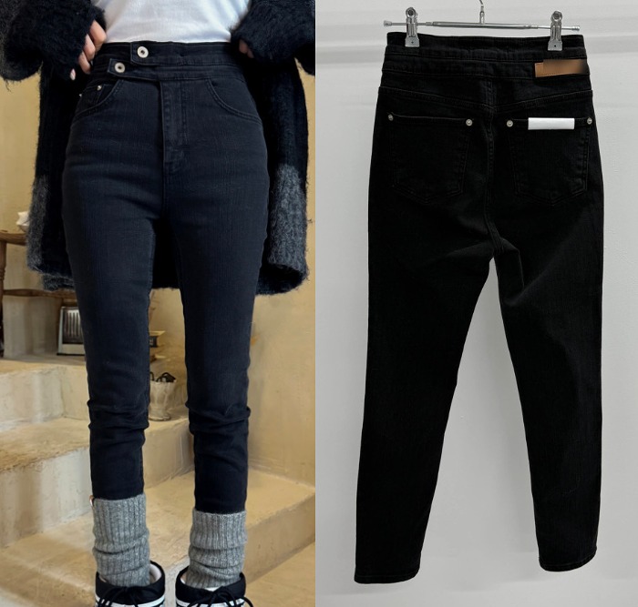 Gパン ジーパン ジーンズ 切り替え スリム 着痩せ デニム シンプル Akuaray | 卸売・ 問屋・仕入れの専門サイト【NETSEA】