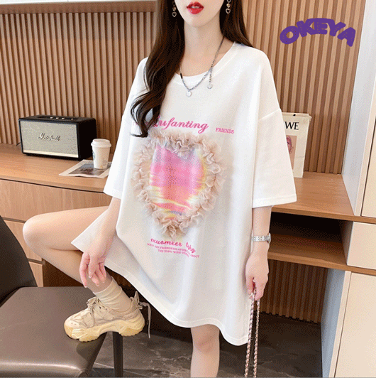 レディース服 トップス tシャツ 半袖 ゆったり ブラウス ワンピース 2025年夏新作 M#-XXL# | 卸売・ 問屋・仕入れの専門サイト【NETSEA】