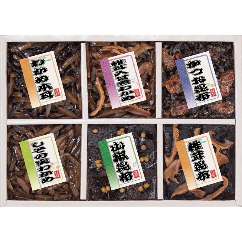 廣川昆布 御昆布 佃煮6品詰合せ200-34 | 卸売・ 問屋・仕入れの専門サイト【NETSEA】