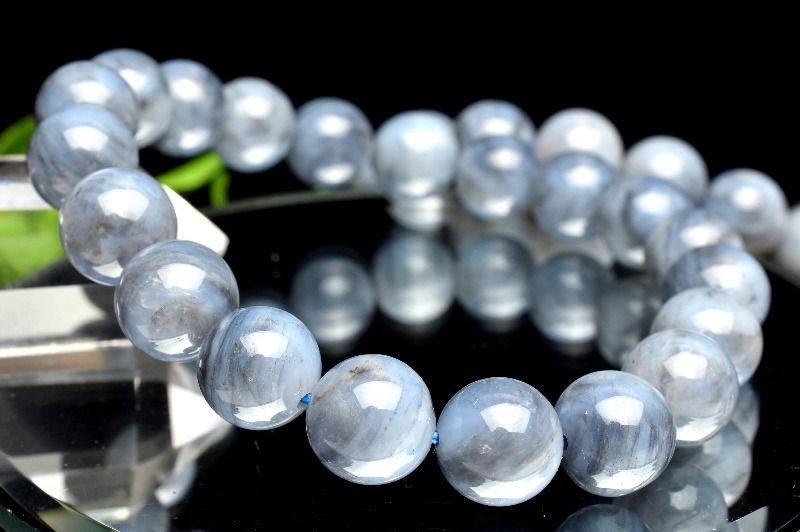 タンザニア産 ブルーオパール 9.5mm ブレスレット 1個売り _BG5570-95 | 卸売・ 問屋・仕入れの専門サイト【NETSEA】