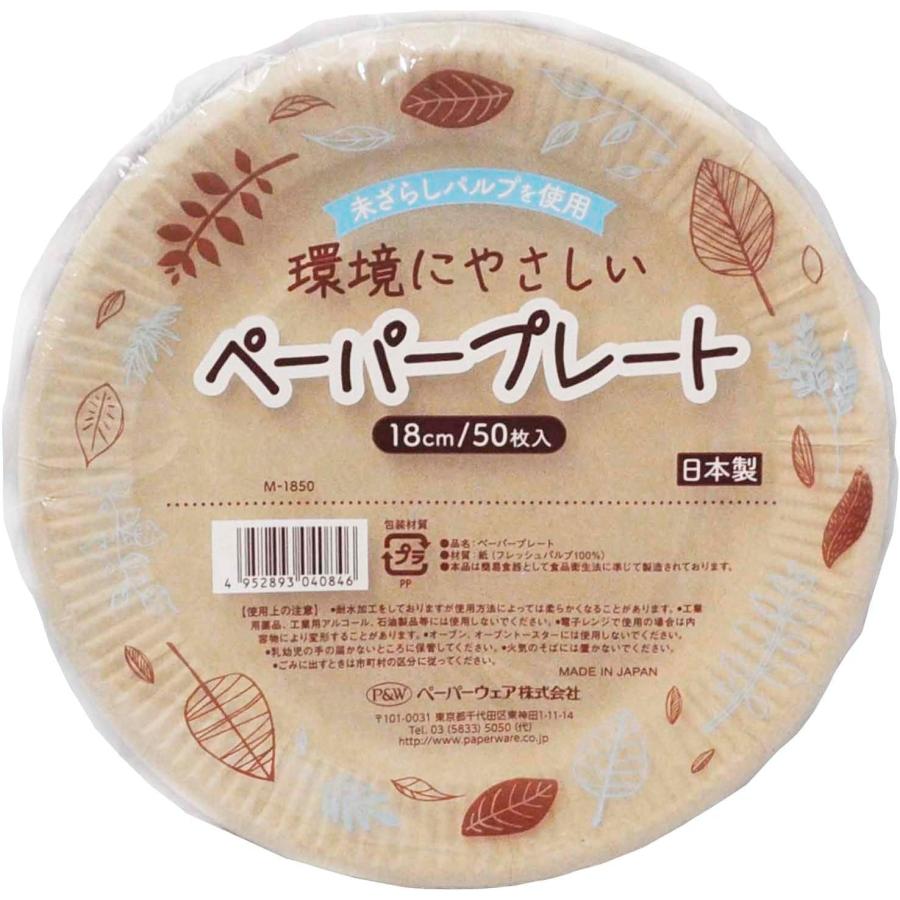 ペーパーウェア 未晒パルププレート18cm 50枚 | 卸売・ 問屋・仕入れの専門サイト【NETSEA】