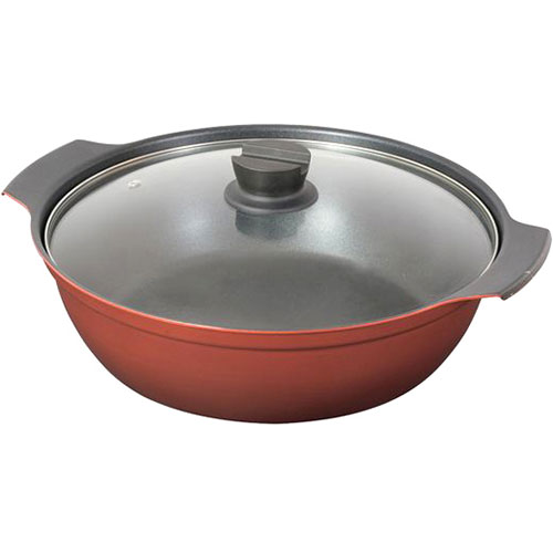 パール金属 旨味 ふっ素加工IH対応ガラス蓋付卓上鍋30cm HB-6967 | 卸売・ 問屋・仕入れの専門サイト【NETSEA】