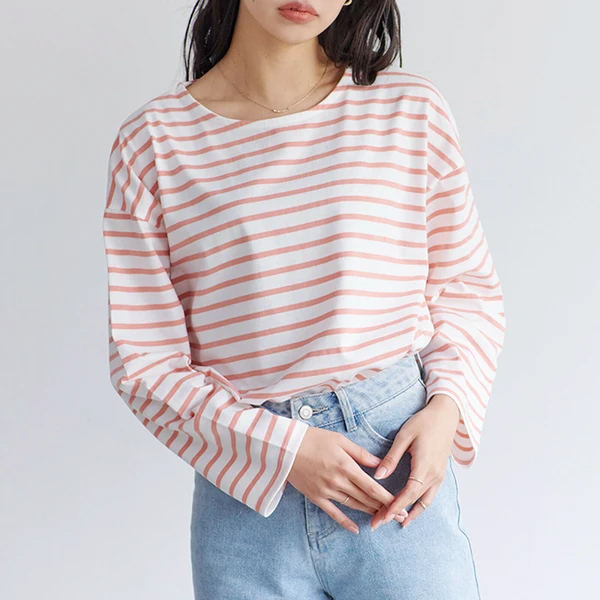 ボーダーOE天竺ロンT SS【2025新作】 | 卸売・ 問屋・仕入れの専門サイト【NETSEA】