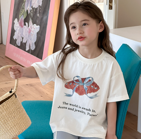 2025夏新作 韓国子供服 子供服 ベビー服 キッズ服 夏服 トップス Tシャツ 90cm～160cm | 卸売・ 問屋・仕入れの専門サイト ...