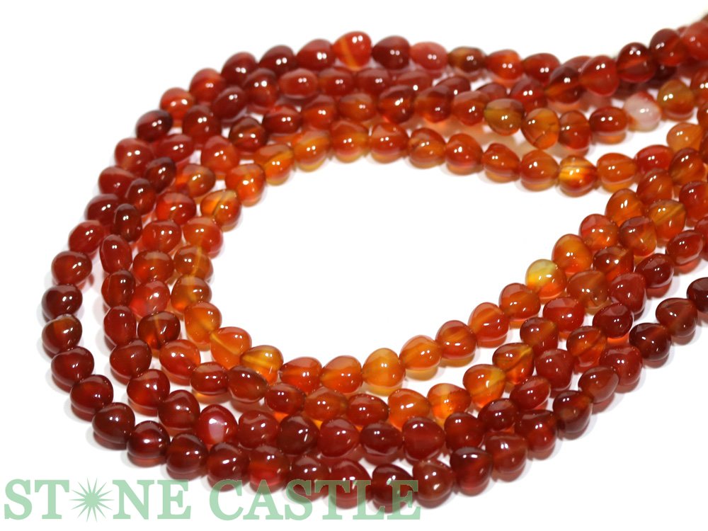 【カットビーズ】レッドカーネリアン ハート型 8mm | 卸売・ 問屋・仕入れの専門サイト【NETSEA】