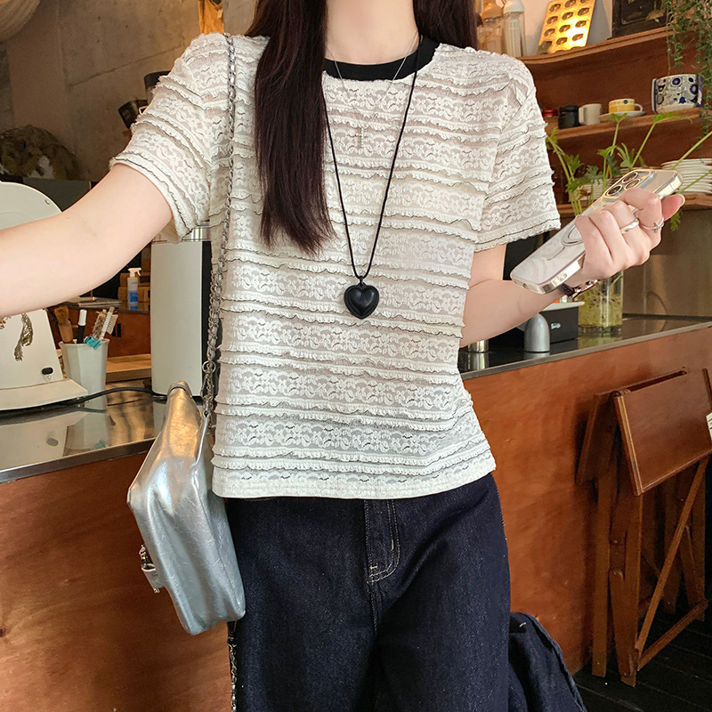 2025春夏レディース服 カジュアル系 シンプル Tシャツ 韓国風 トップス インナーシャツ [S~XL] | 卸売・ 問屋・仕入れの専門サイト【NETSEA】