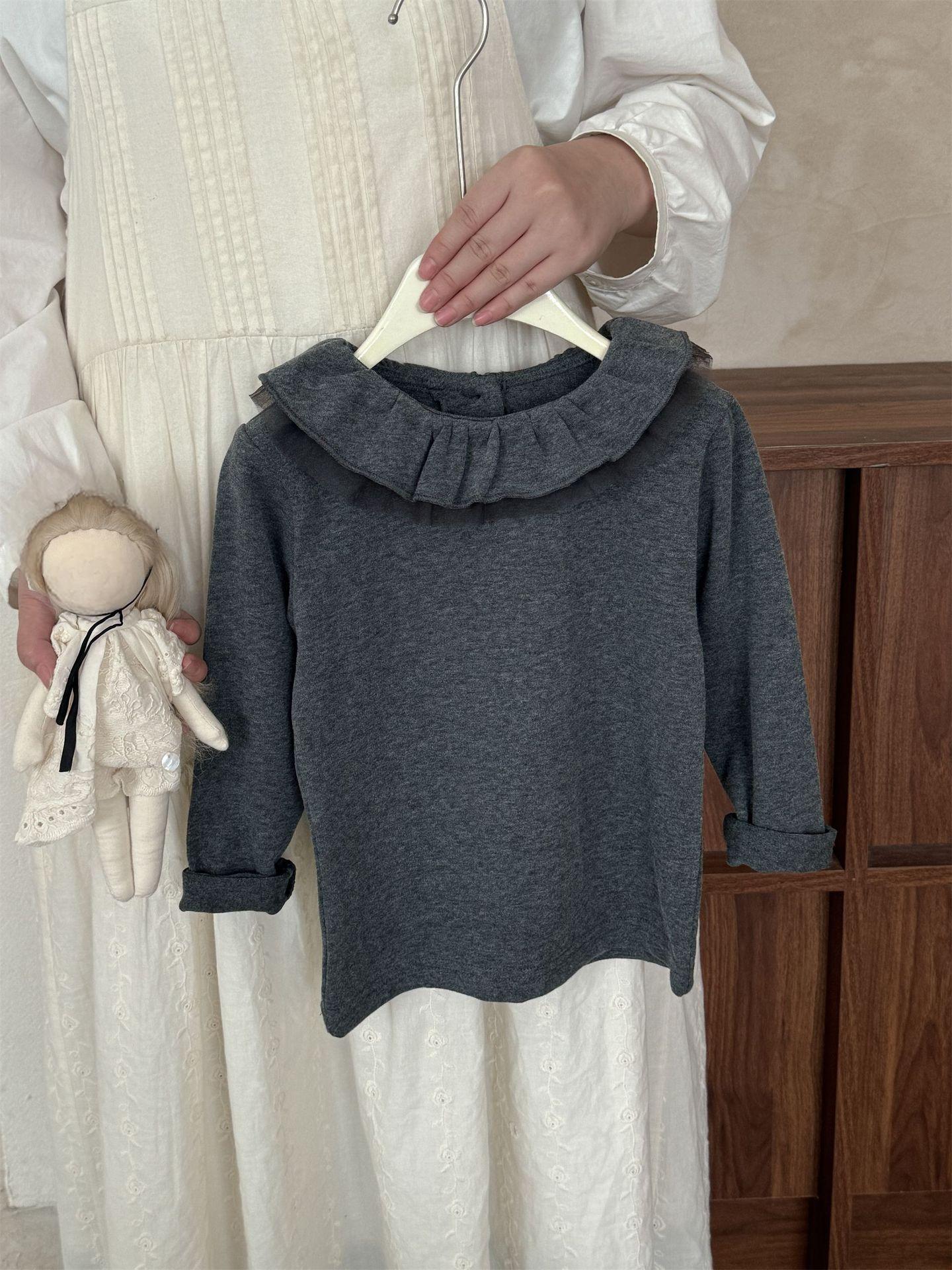 2025春秋子供服 おしゃれ 長袖Tシャツ 韓国風 トップス インナーシャツ キッズ服 男女兼用 [90~140cm] | 卸売・ 問屋・仕入れの専門サイト【NETSEA】