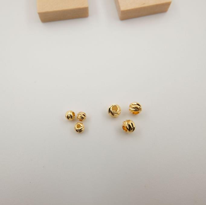 DIYジュエリー用パーツ 14Kゴールドメッキ 変色しない 銅ビーズ スペーサー ハンドメイドブレスレット用 | 卸売・ 問屋・仕入れの専門サイト【NETSEA】