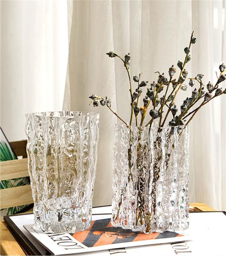 大HIT記念お見逃しなく インスタ風 透明ガラス花瓶 氷河デザイン 花器 4色選択可能 リビング装飾 | 卸売・ 問屋・仕入れの専門サイト【NETSEA】